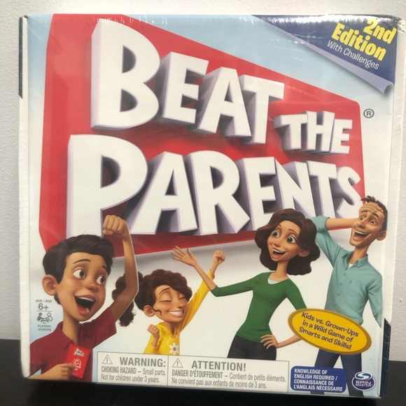 Games | Beat The Parents Family Trivia Board Game Second Edition New ...